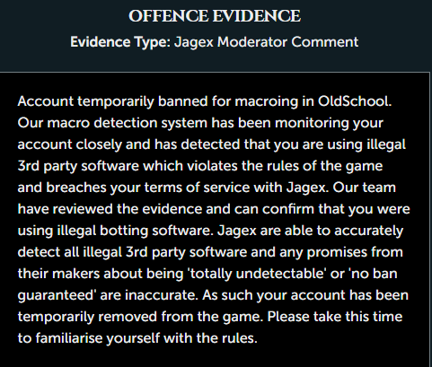 Ban wave going on? - Runescape - DreamBot - Runescape OSRS Botting