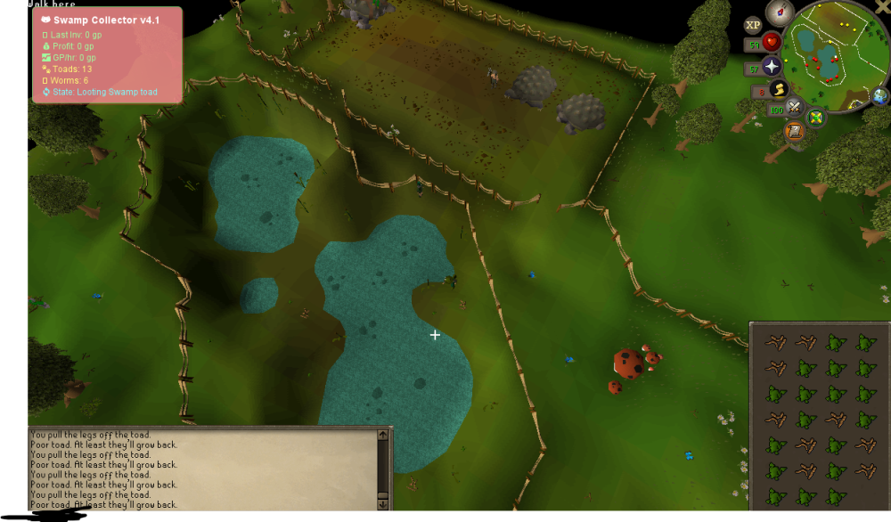 Aniwidgets Swamp Toad and Worm Collector - Free - DreamBot - Runescape ...
