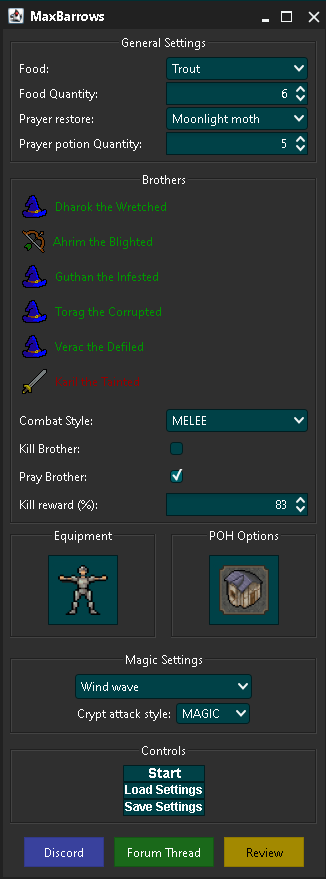 👻⚔️ MaxBarrows | [IRON FRIENDLY] [EASY SET-UP] [ALL COMBAT STYLES] [POH ...